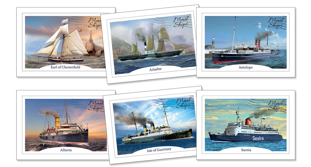 Set of 6 Postcards