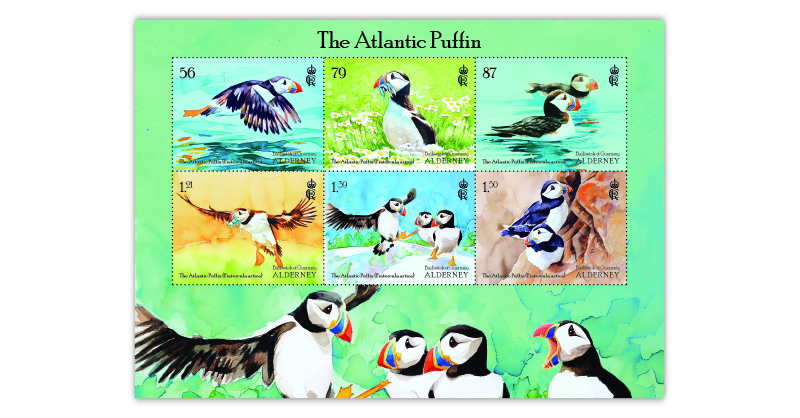 The Atlantic Puffins Souvenir Sheet