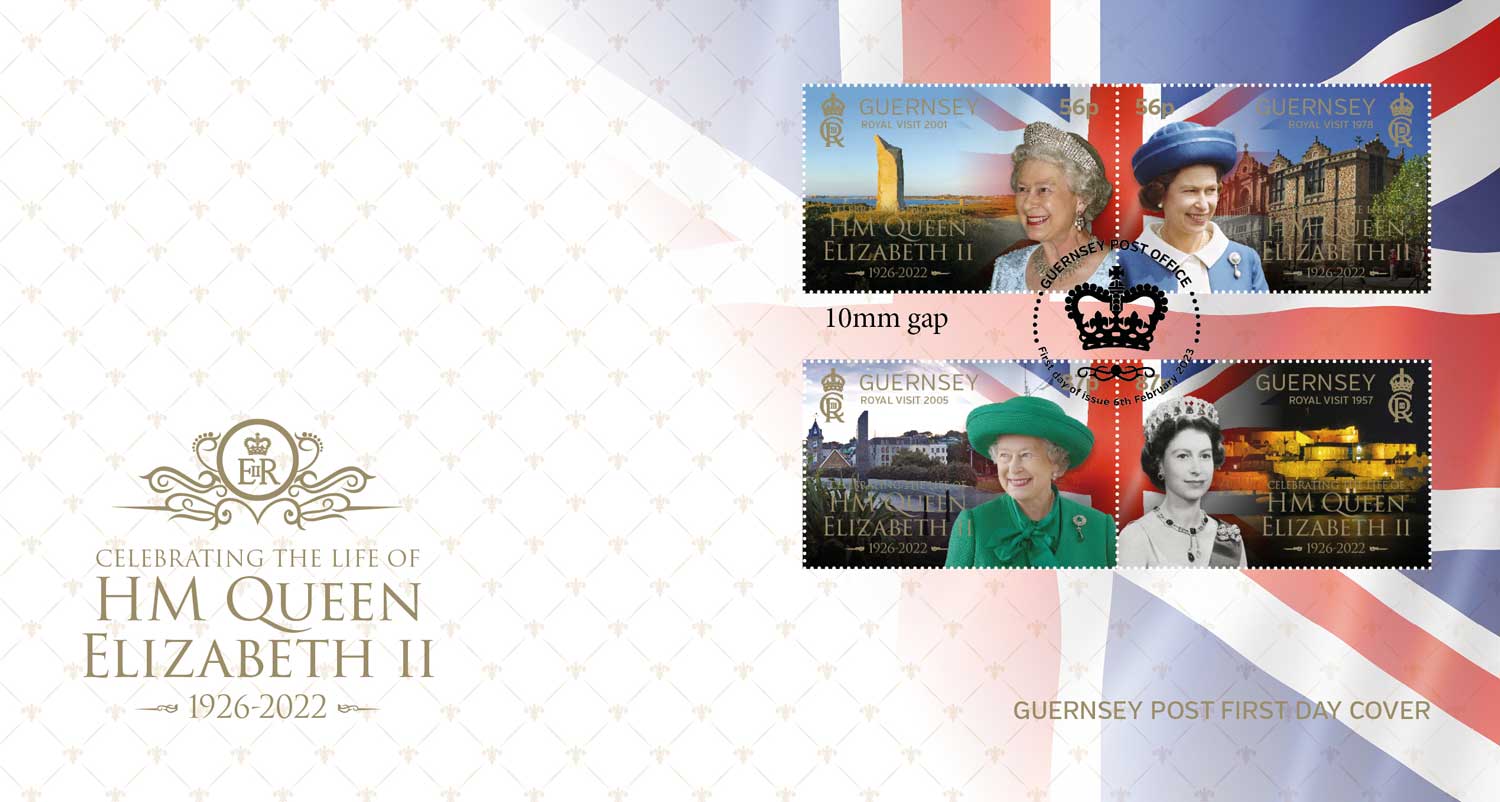 HM Queen Elizabeth II Se-tenant Pair First Day Cover