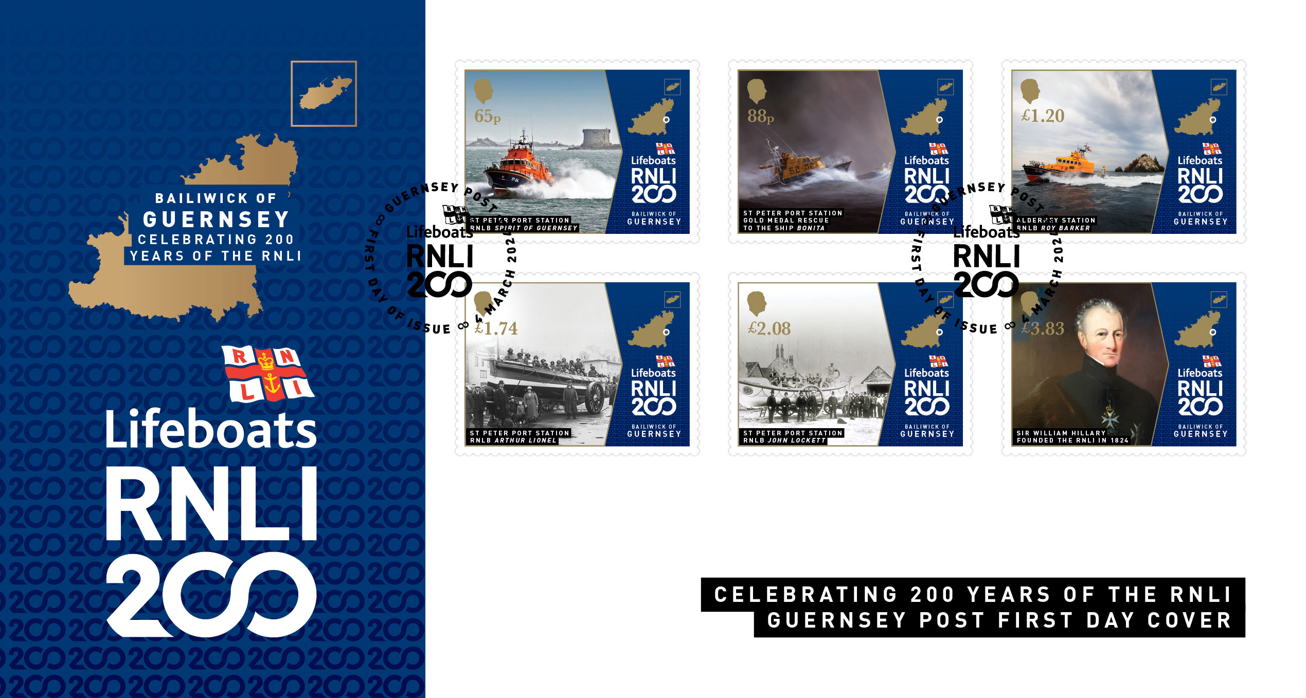 RNLI 200 Years First Day Cover