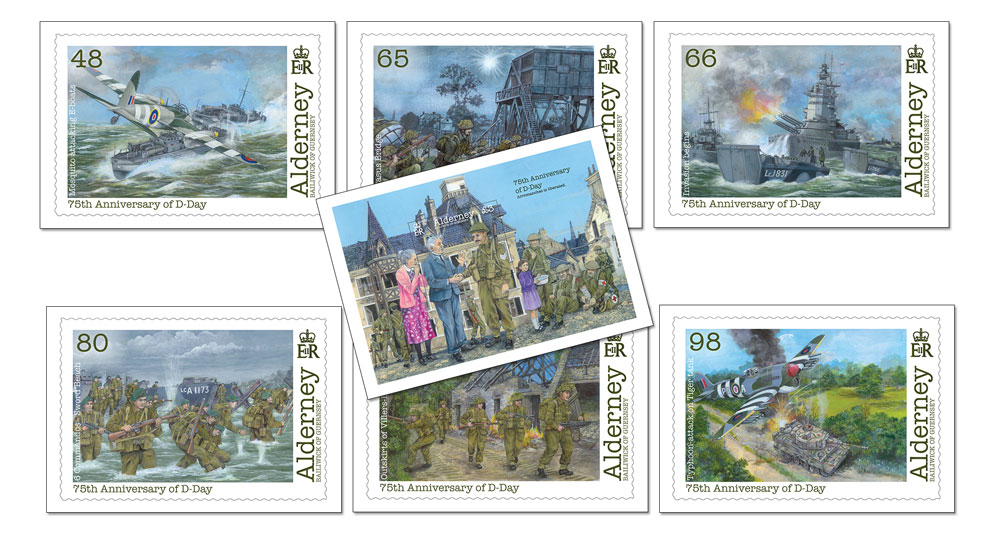 Set of 7 Postcards