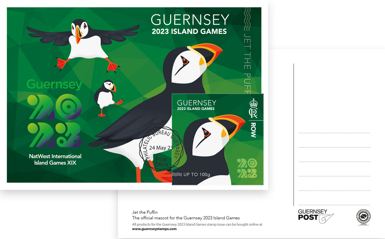 JET - Puffin Maxicard