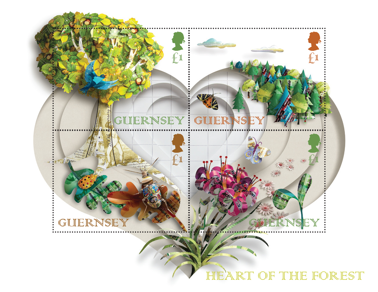 Heart of the Forest Souvenir Sheet